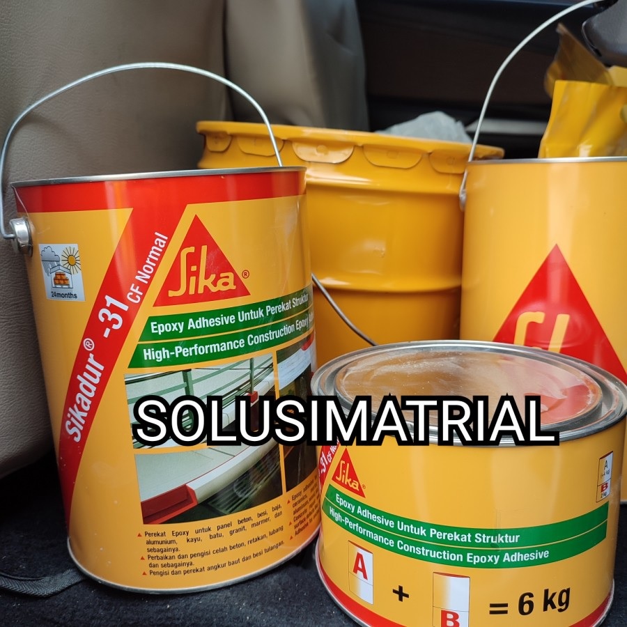 Jual SIKADUR 31CF / SIKA DUR 31 CF AB 6KG - LEM EPOXY ADHESIVE | Shopee ...