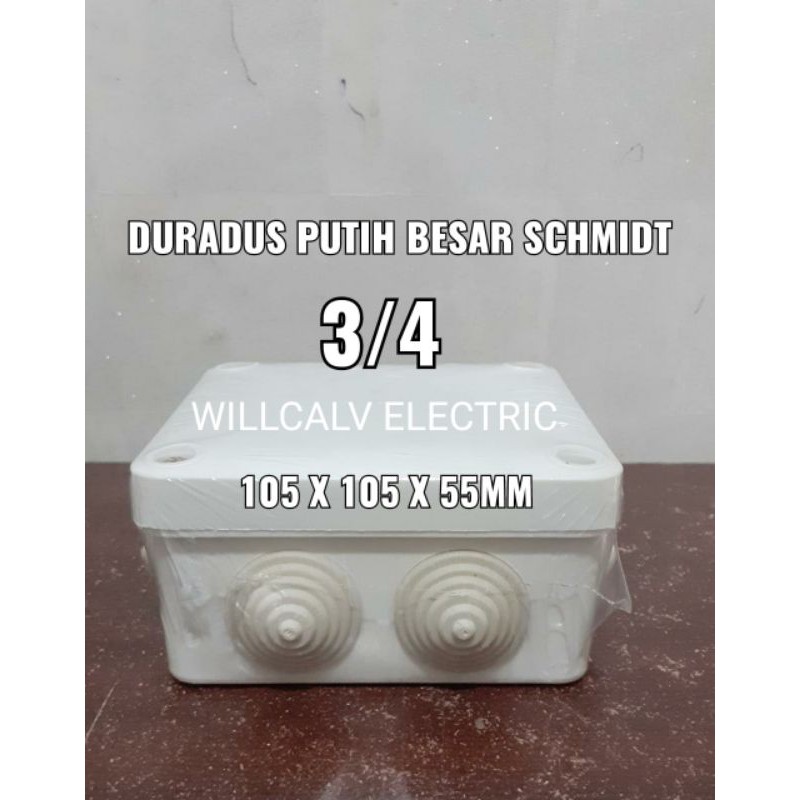 Jual DURADUS BOX / JUNCTION BOX 105 X 105 X 55 mm | Shopee Indonesia