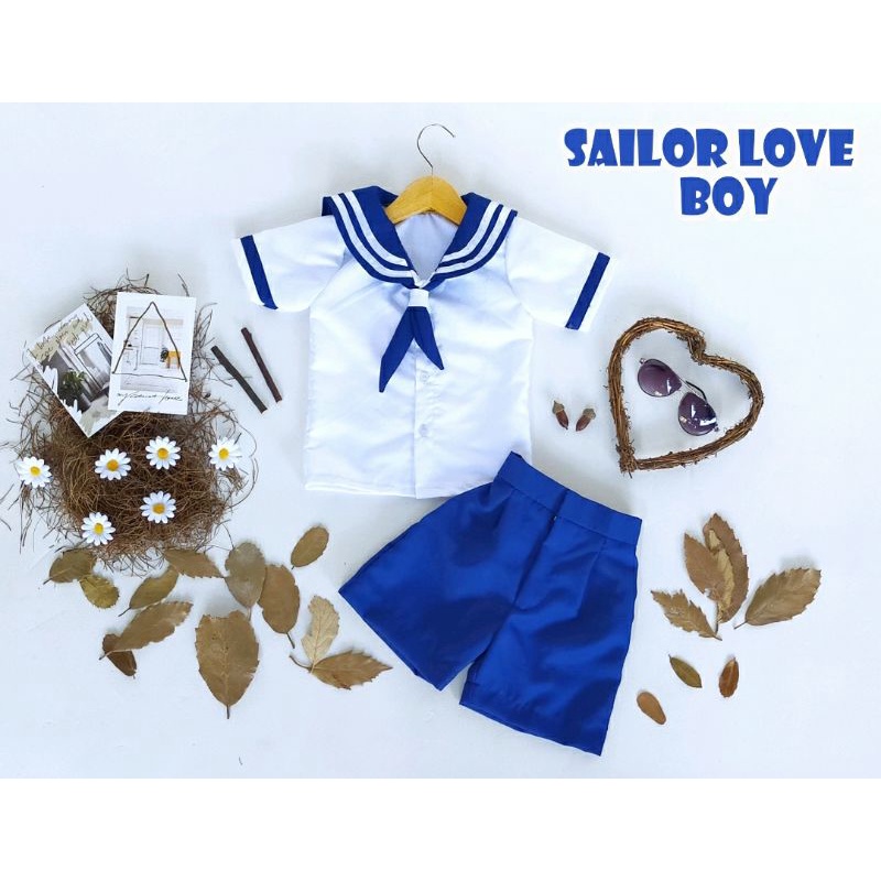 Jual KOSTUM SAILOR COWOK NEWBORN/BAYI/ANAK/KOSTUM PELAUT ANAK/KOSTUM ...