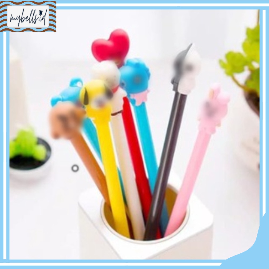 Jual MB PB239 Pulpen Cute Characters Black ink Gel Pen / Pena Karakter ...
