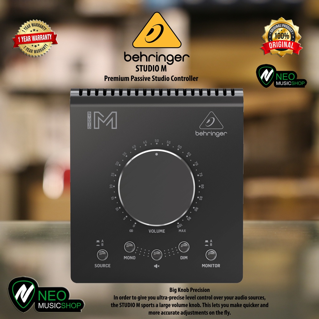 Jual Behringer STUDIO M Premium Passive Studio Controller | Shopee ...