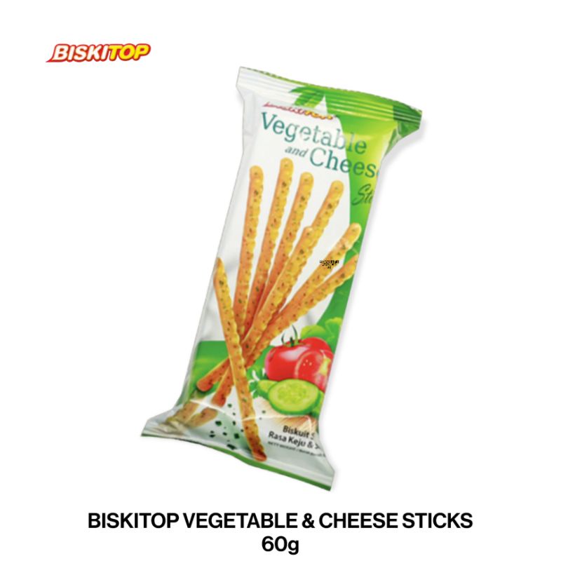 Jual BISKITOP VEGETABLE & CHEESE STICKS | Shopee Indonesia
