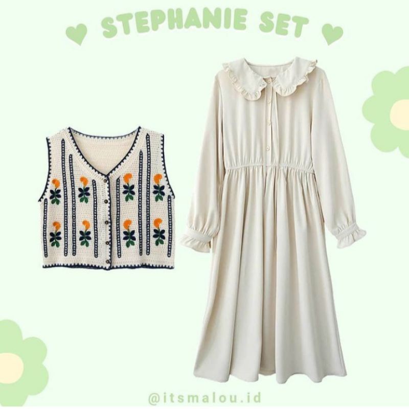 Jual Pelunasan a/n Ayu Amelia (Stephanie Set + Bear Hoodie) | Shopee ...