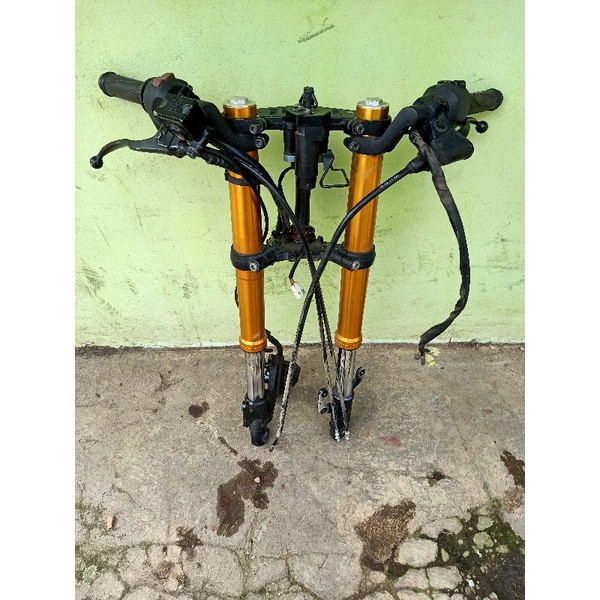 Jual up side down usd shock skok shockbreaker new r15 vva led 155 v3 yzf | Shopee Indonesia