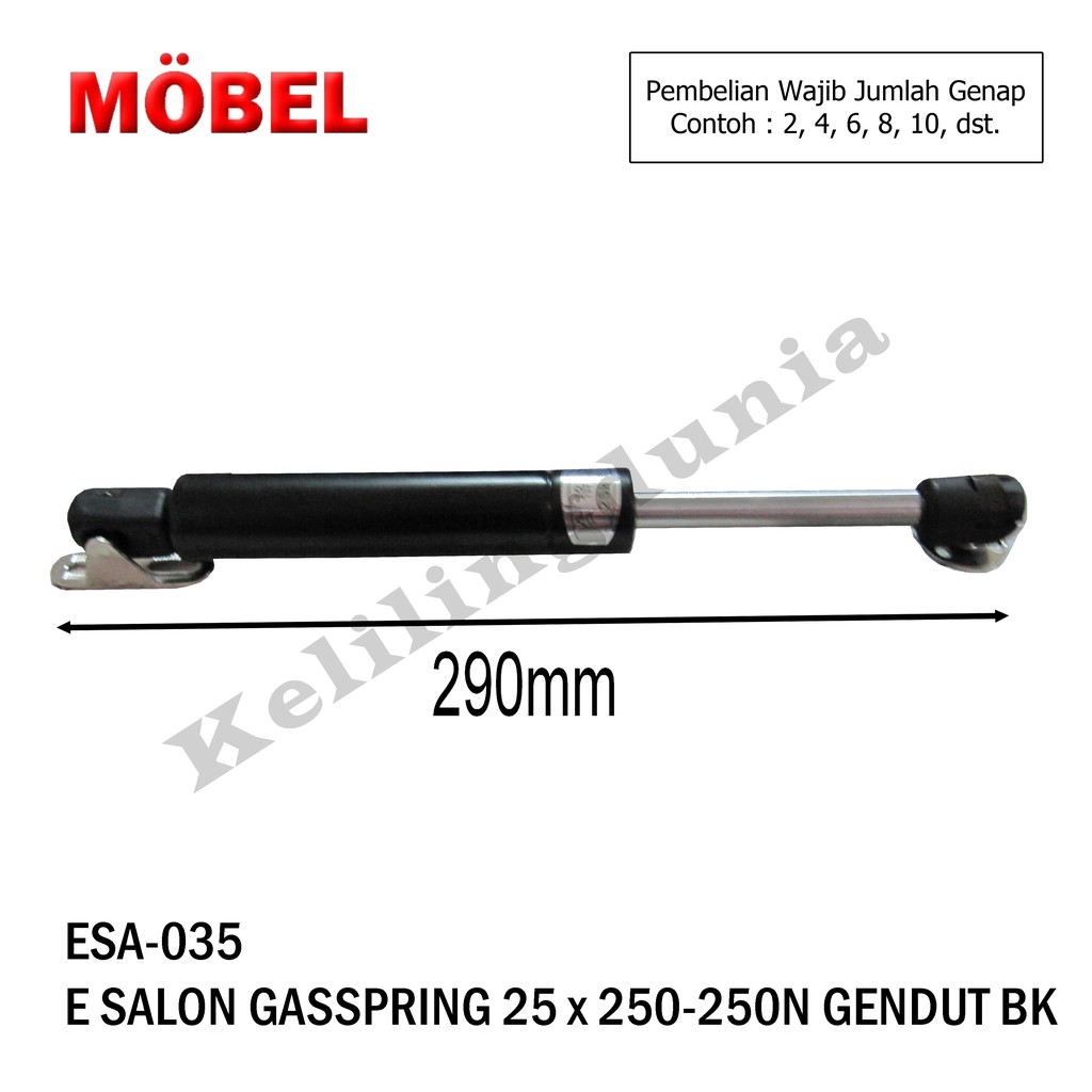 Jual Engsel Hidrolik Gas Spring Jok Motor Lemari Dapur Pegas 250N ...