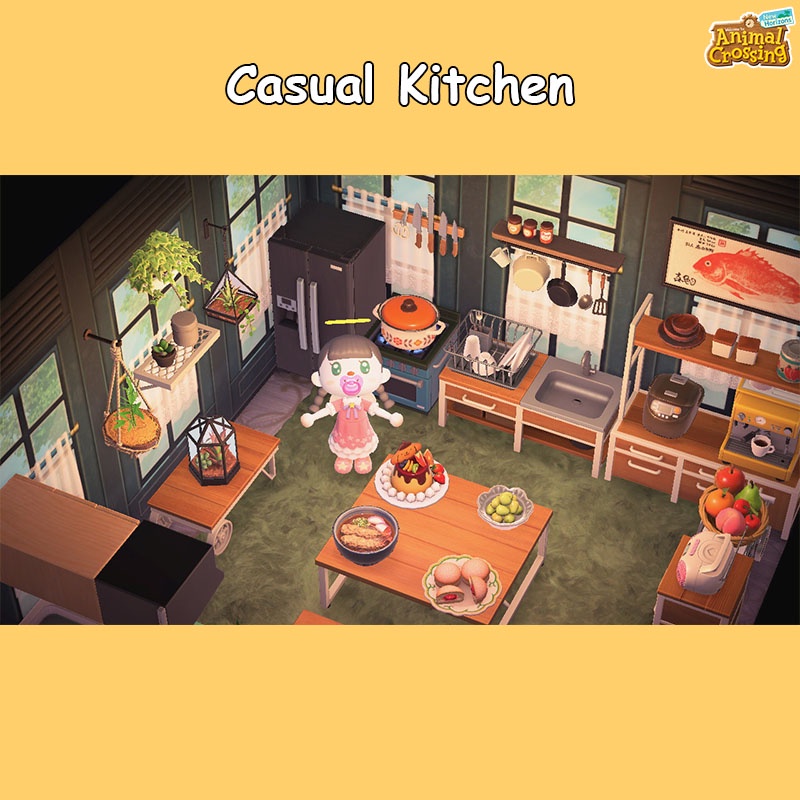 Jual Casual Kitchen Design Room ACNH Animal Crossing | Shopee Indonesia