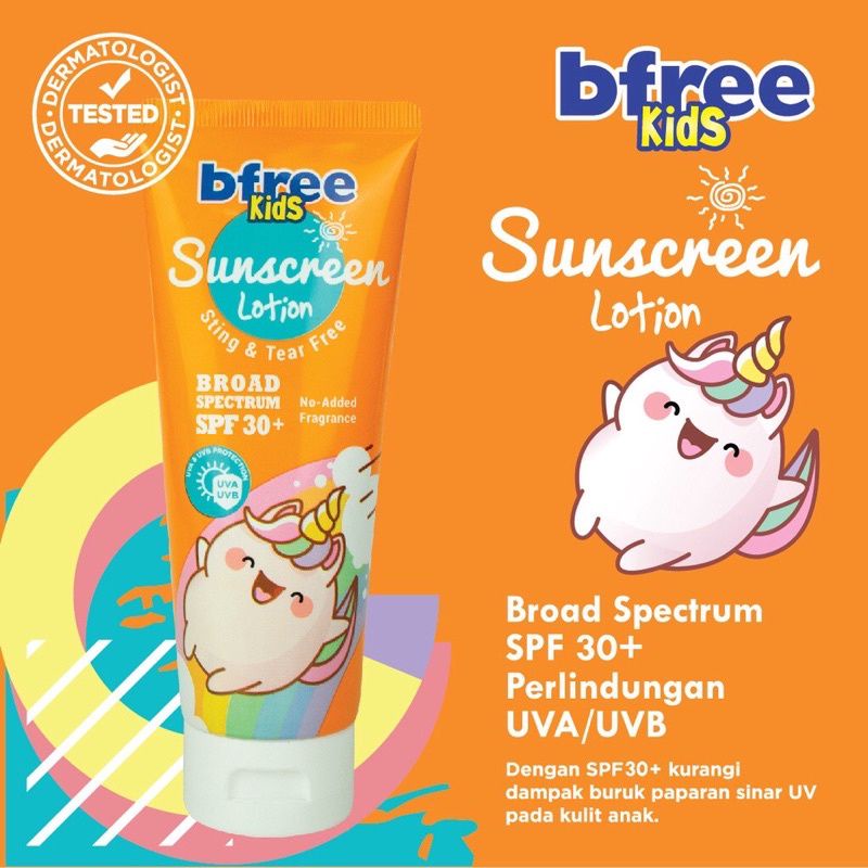 Jual BFREE KIDS LOTION & SUNSCREEN 100 ML | Shopee Indonesia