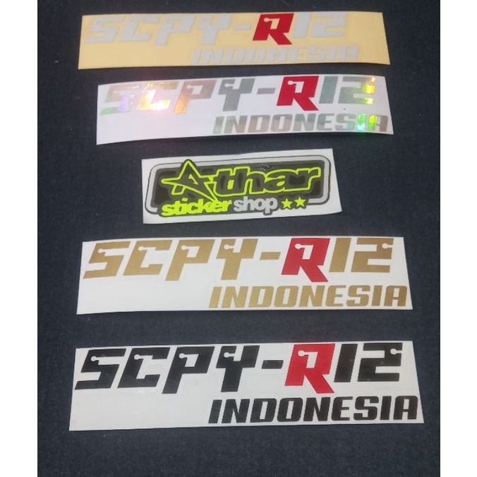 Jual STICKER SCOOPY R12 CUTTING STICKER CUTTING MOTOR CUTTING STICKER ...