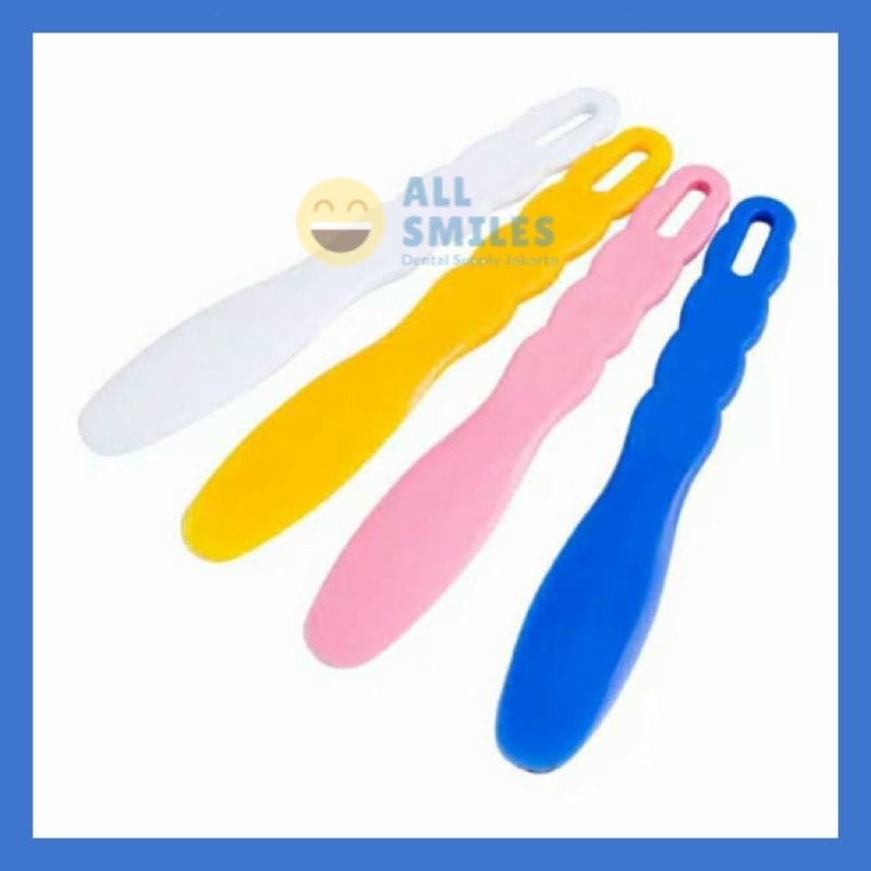 Jual Dental Spatula plastik spatel spatle pengaduk alat aduk alginat ...