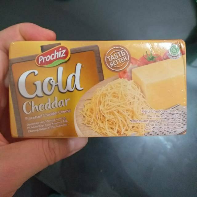 Jual Prochiz gold cheddar cheese 170gr | Shopee Indonesia