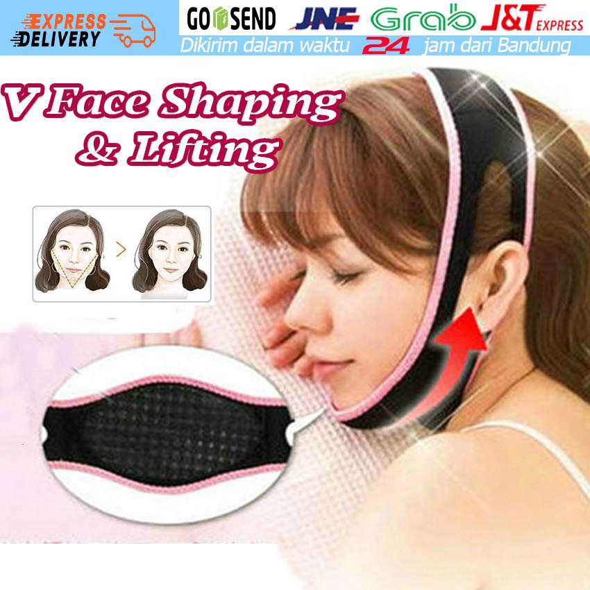 Jual Alat Penirus Pipi Penirus Wajah Sabuk V Shape Facelift Slimmer ...