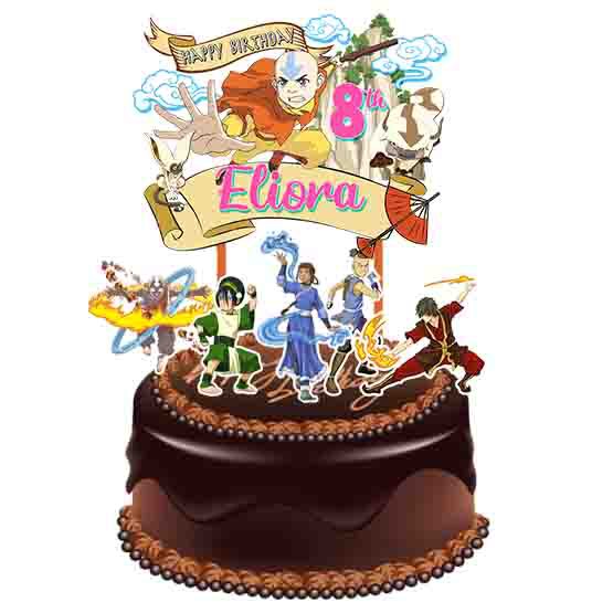 Jual Avatar Legend Of Aang Topper Cake Birthday / Hiasan Kue Ulang ...