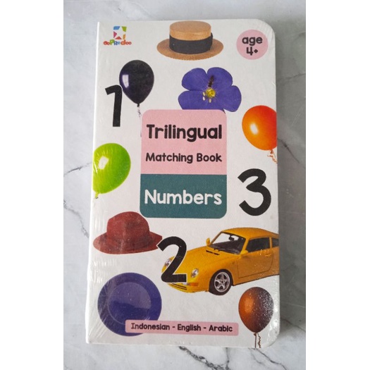 Jual Board Book Trilingual Matching Board Numbers | Shopee Indonesia