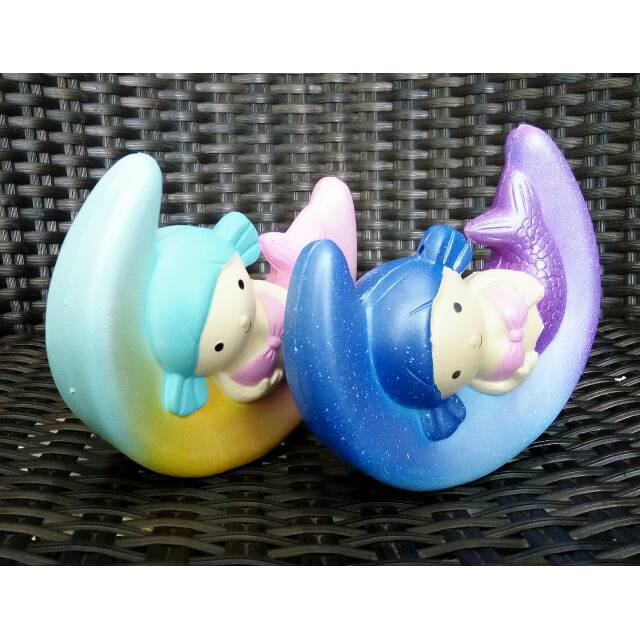 Jual Cute Mermaid Moon Squishy | Shopee Indonesia