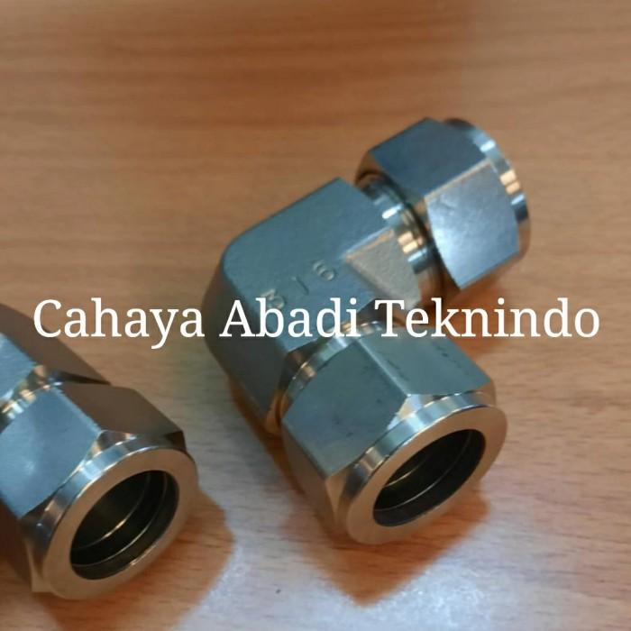Jual Fitting Union Elbow Connector Tube Od 1/2"Inch Stainless Ss316 | Shopee Indonesia