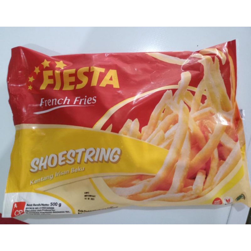 Jual Fiesta French Fries Shoestring 500g / Kentang Goreng | Shopee ...