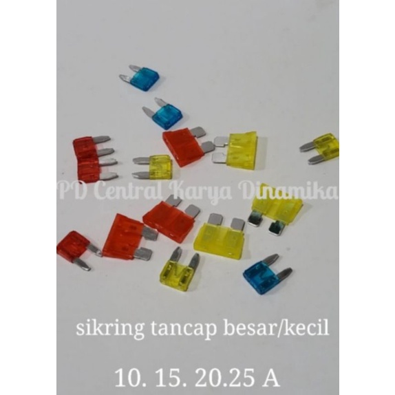 Jual sikring tancap besar 15A isi 25pc | Shopee Indonesia