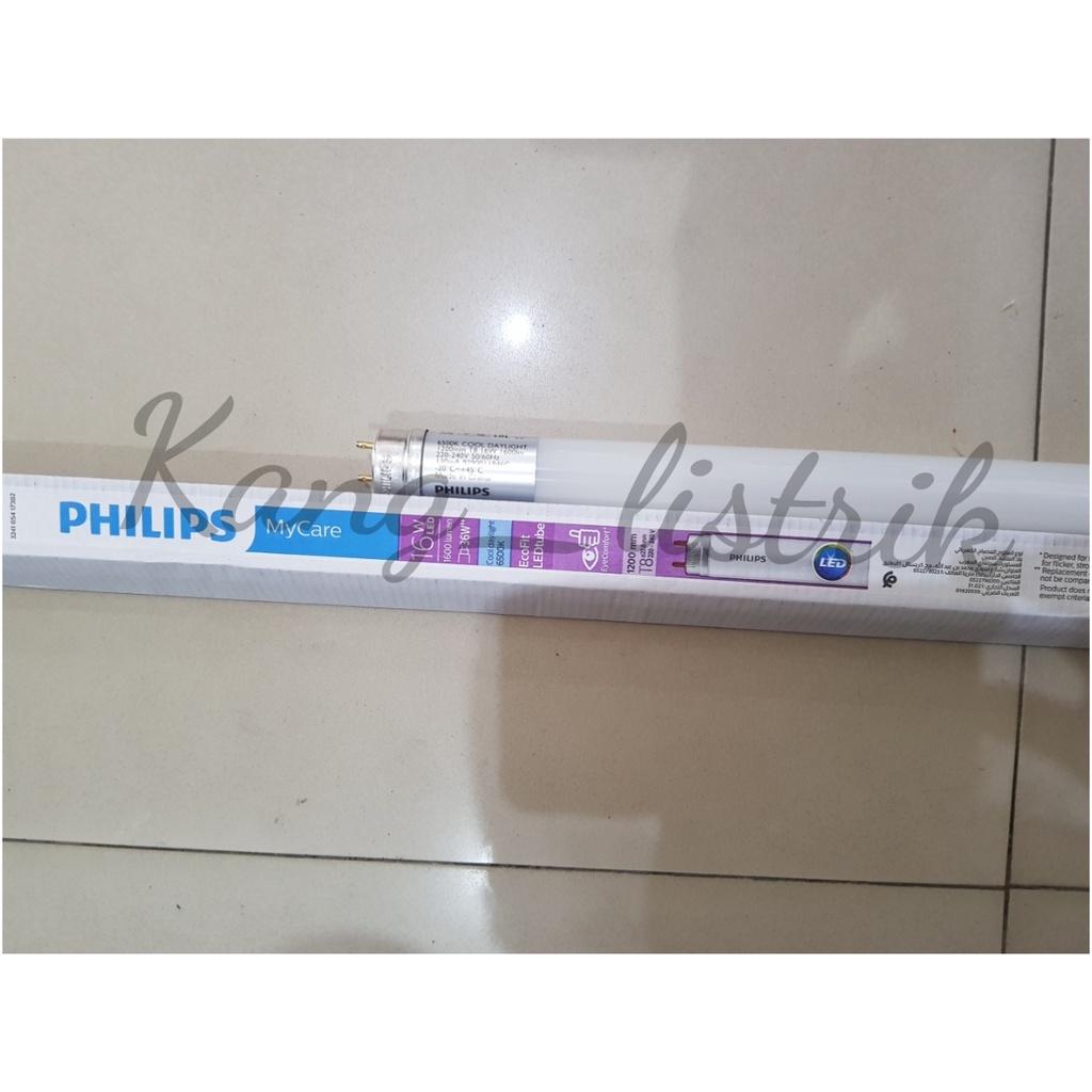 Jual Lampu LED Tube / Lampu TL T8 PHILIPS ECOFIT 16W 18W 1200mm 1DUS = 20pcs 25pcs (WAJIB ...