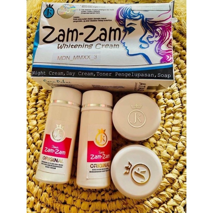 Jual Zam Zam Biru Cream Whitening Original 100% | Shopee Indonesia