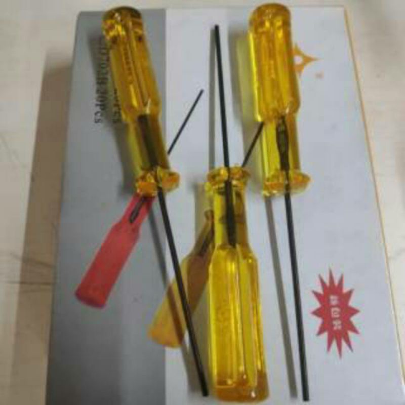 Jual Obeng bulet jarum obras overdeck Ukuran 1.6 Bisa buat baut jarum ...