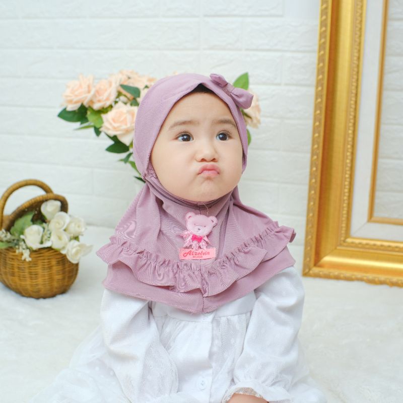 Jual HIJAB BAYI PITA PINGGIR BY ALZELVIN HIJAB | Shopee Indonesia