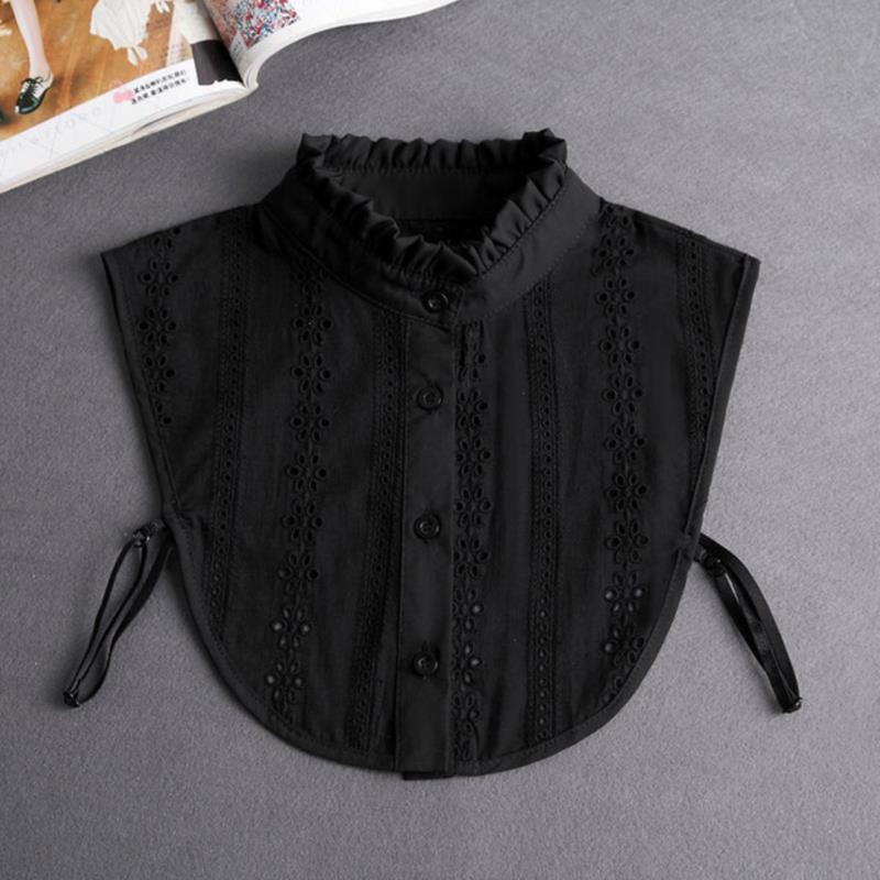 Jual Fashion White Fake Collar Women Detachable Collars Black Woman ...
