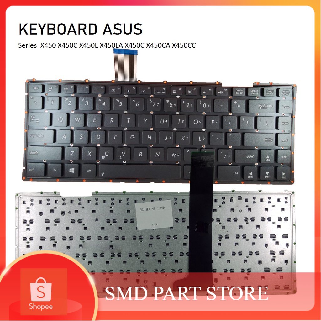 Jual Keyboard Laptop Asus X450 X450C X450L X450LA X450C X450CA X450CC ...