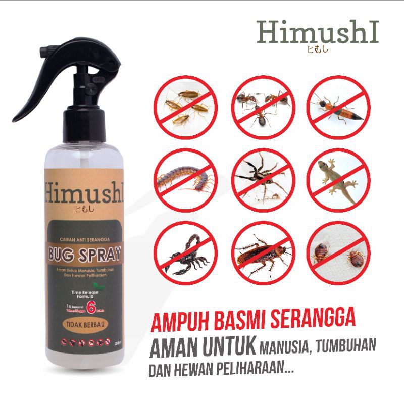 Jual HIMUSHI Obat Cairan Anti Serangga Tomcat / Kutu Busuk / Tungau ...