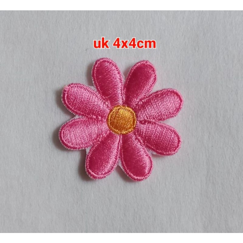 Jual Patch Bordir Karakter Bunga Melati Warna | Shopee Indonesia