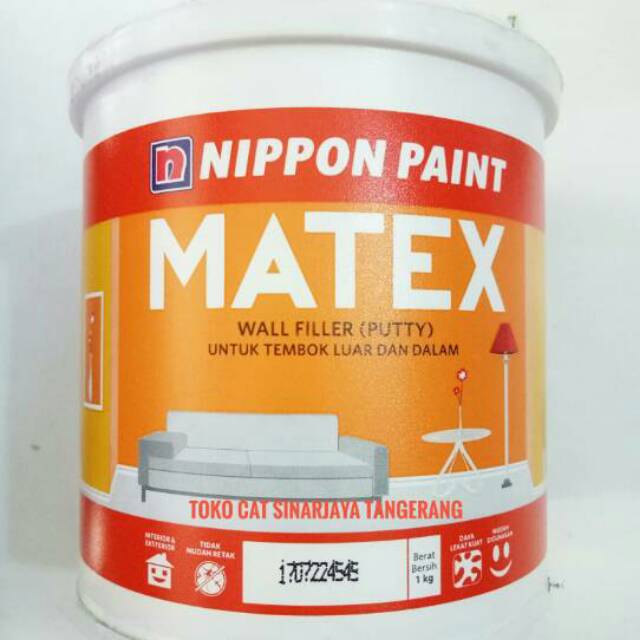 Jual CAT MATEX PUTTY 1 KG | Shopee Indonesia