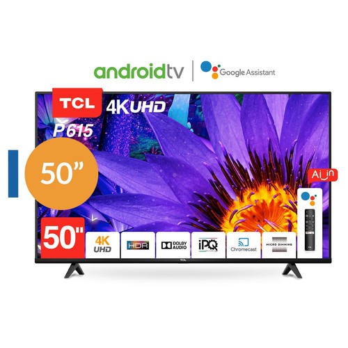 Jual LED TV TCL 50P615 Android TV 9.0 4K Ultra HD | Shopee Indonesia