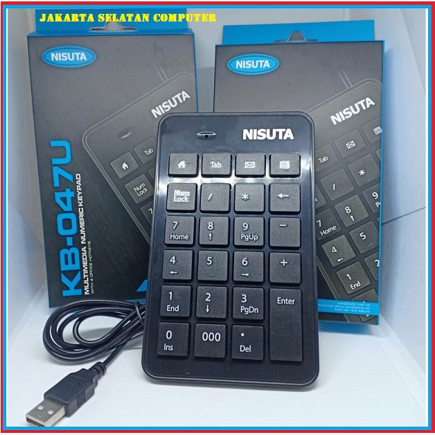 Jual Keyboard Numerik NISUTA KB 047U With 4 Office Hot Keys | Shopee ...