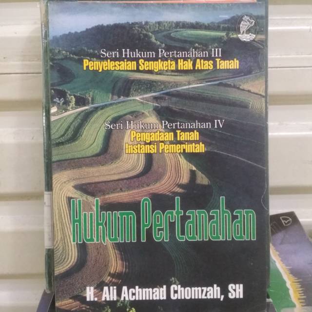 Jual Hukum Pertanahan - H. Ali Achmad Chomzah SH | Shopee Indonesia