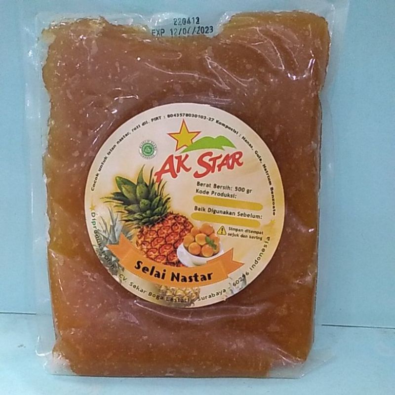 Jual AK STAR SELAI NASTAR NANAS 500 GR | Shopee Indonesia