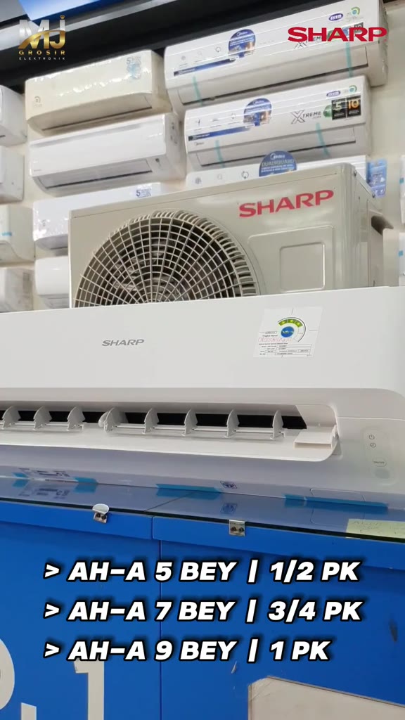 Jual AC SHARP AH-A 07 BEY 3/4 PK R32 LOW WATT UNIT ONLY | Shopee Indonesia