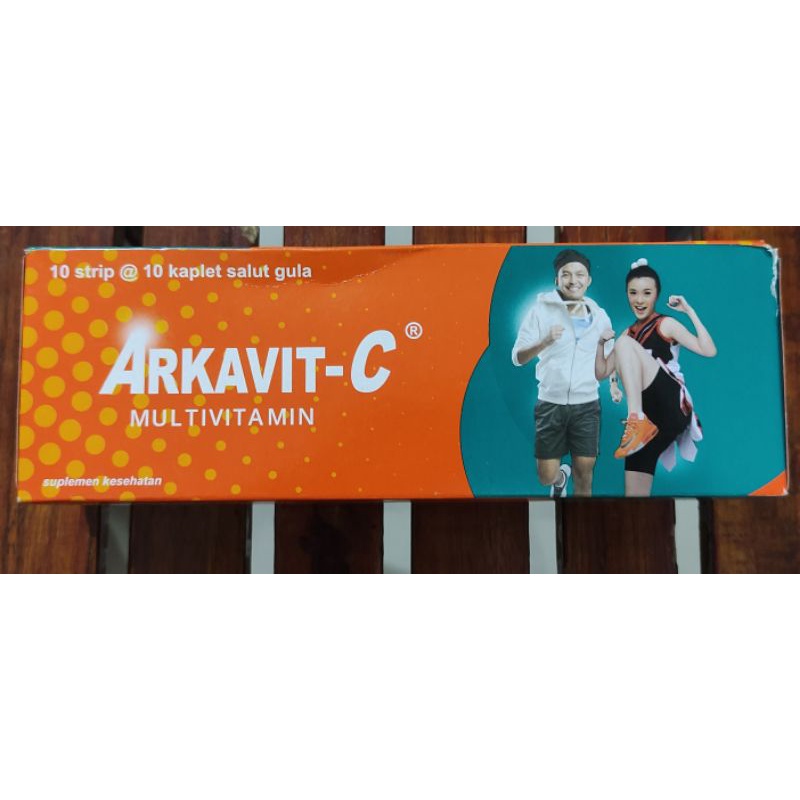 Jual Arkavit C 100 KAPLET / Multivitamin / Daya Tahan Tubuh / Vitamin C ...