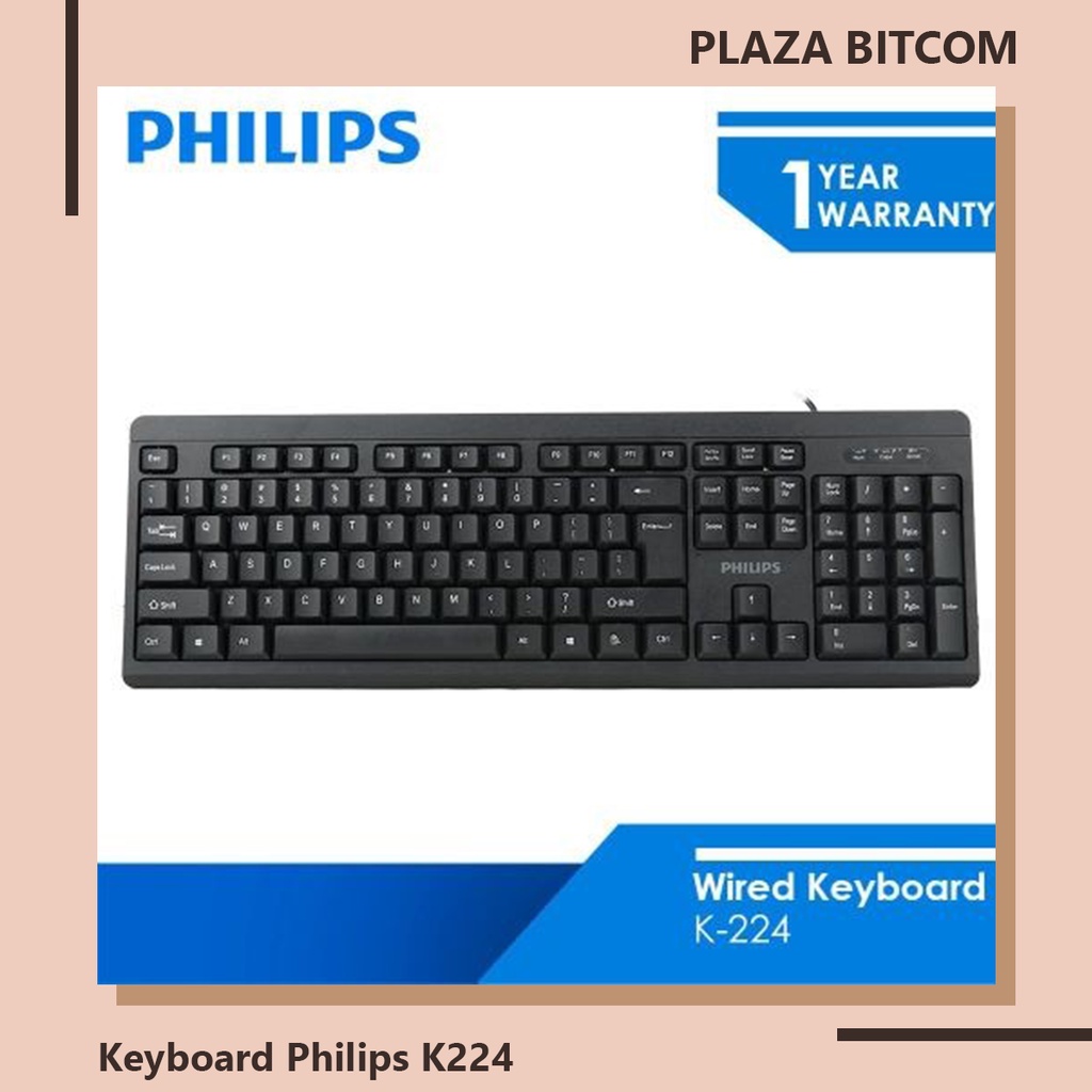 Jual Keyboard Philips K224 | BITCOM PLAZA | Shopee Indonesia