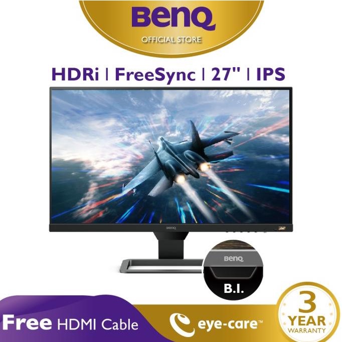 Jual Monitor BenQ EW2780 27inch IPS HDR Full HD HDMI LED Eye Care ...