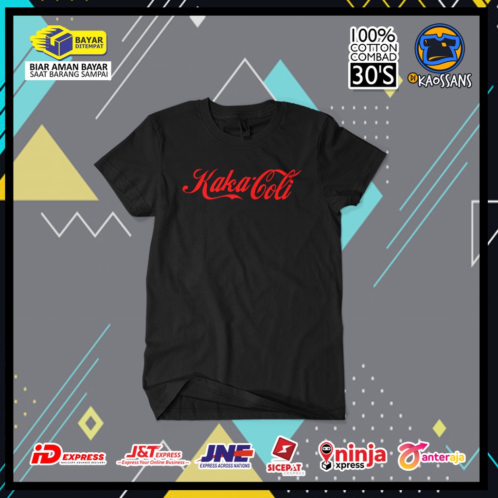 Jual Baju Kaos Distro KAKA COLI PARODI COCA COLA Cotton Combed / Kaos ...