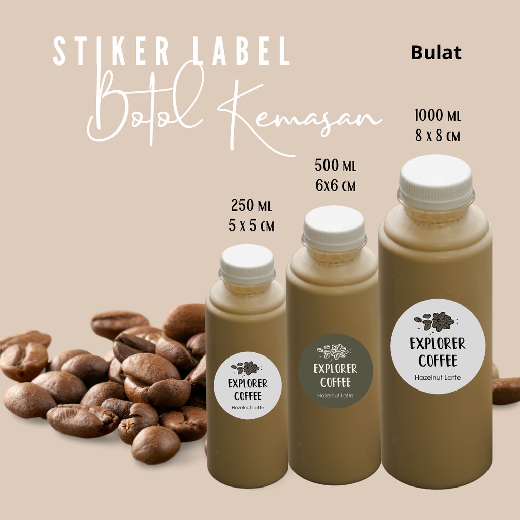 Jual Stiker Lebel Minuman - A3+ Chromo MURAH | Shopee Indonesia