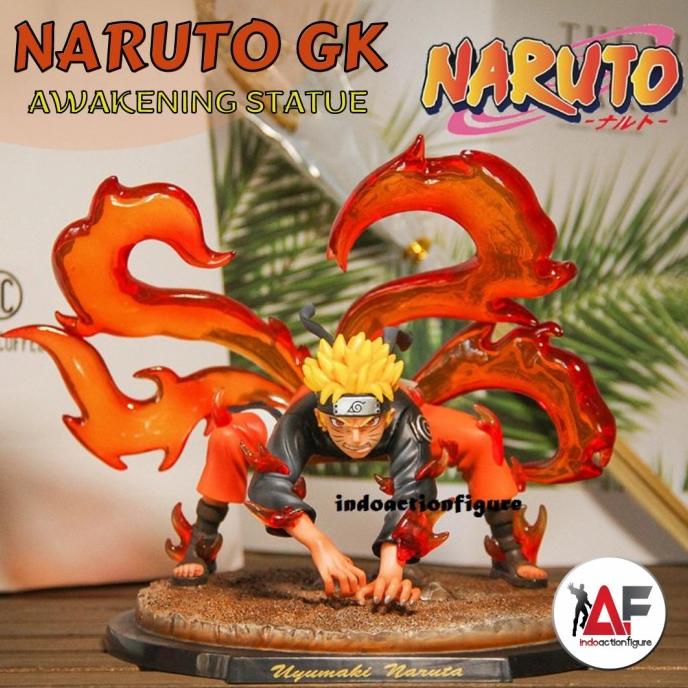 Jual Action figure Naruto Awakening Ninetails Kyubi GK beast mode LS ...