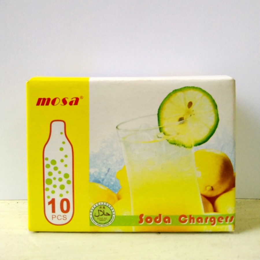 Jual Mosa Soda Charger CO2 Isi 10/box/hanya kirim lewat darat/laut ...