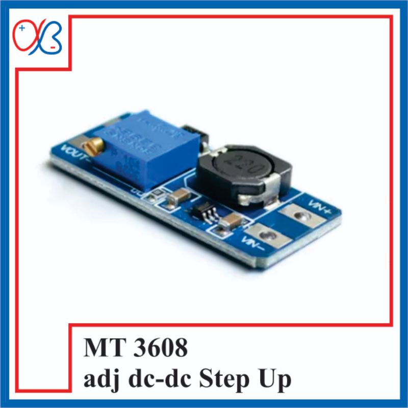 Jual MT3608 Adjustable step up DC-DC converter 2A | Shopee Indonesia