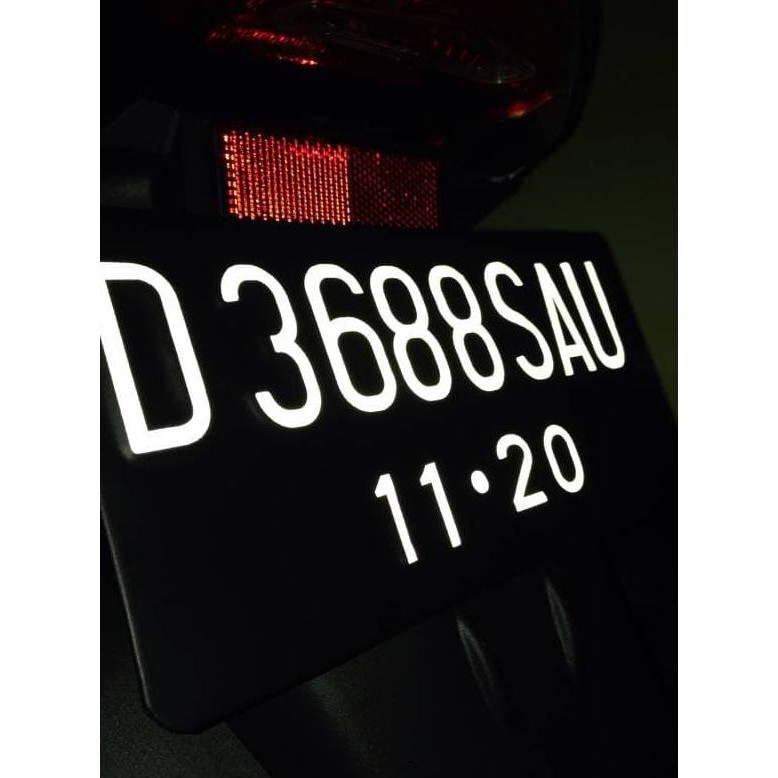 Jual Kl 5714- Sticker Huruf Plat Nomor Motor Scotlight | Shopee Indonesia