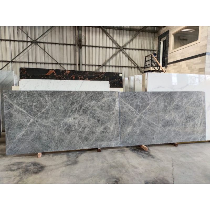 Jual marmer grey italy / marmer lantai, dinding, top table | Shopee ...
