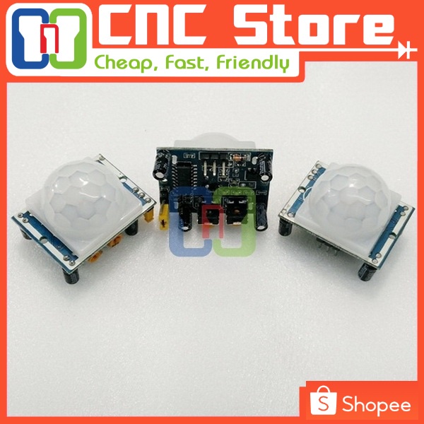 Jual [SEN-0015] HC-SR501 SR501 PIR MOTION SENSOR PYROELECTRIC INFRA RED ...