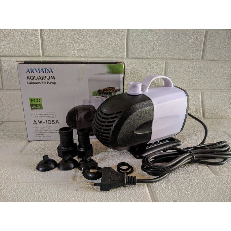 Jual Pompa aquarium celup water pump Armada AM-105A | Shopee Indonesia