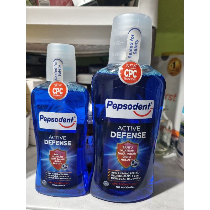 Jual Pepsodent mouthwash active defense obat kumur mulut no alcohol ...