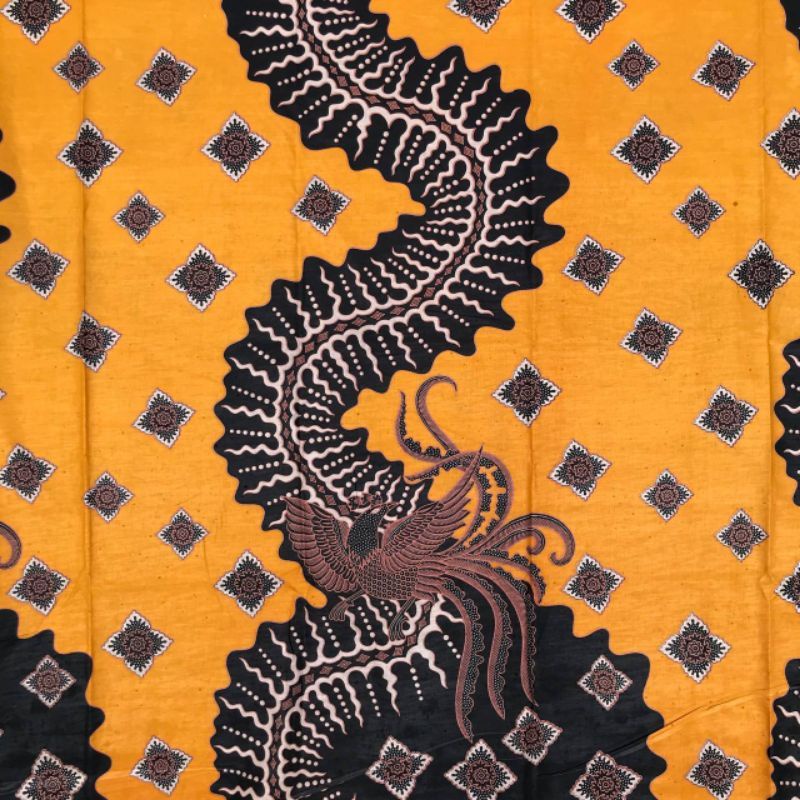 Jual KAIN BATIK WARNA KUNING / BATIK WARNA KUNING ORANGE | Shopee Indonesia