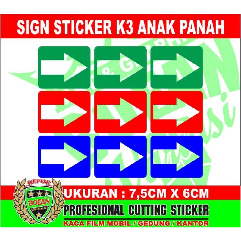 Jual Sticker Tanda Panah | Shopee Indonesia
